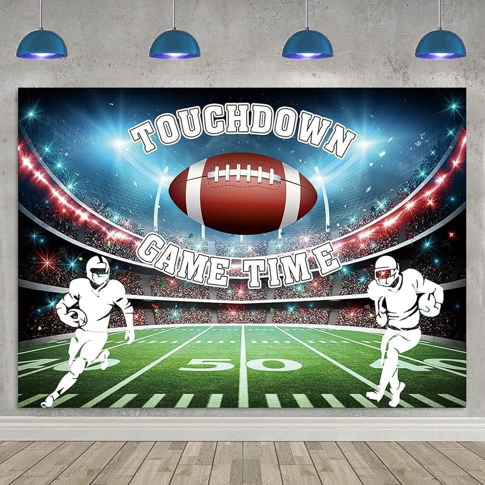 Game Time Backdrop Football Backdrop for Photography Touch Down ...