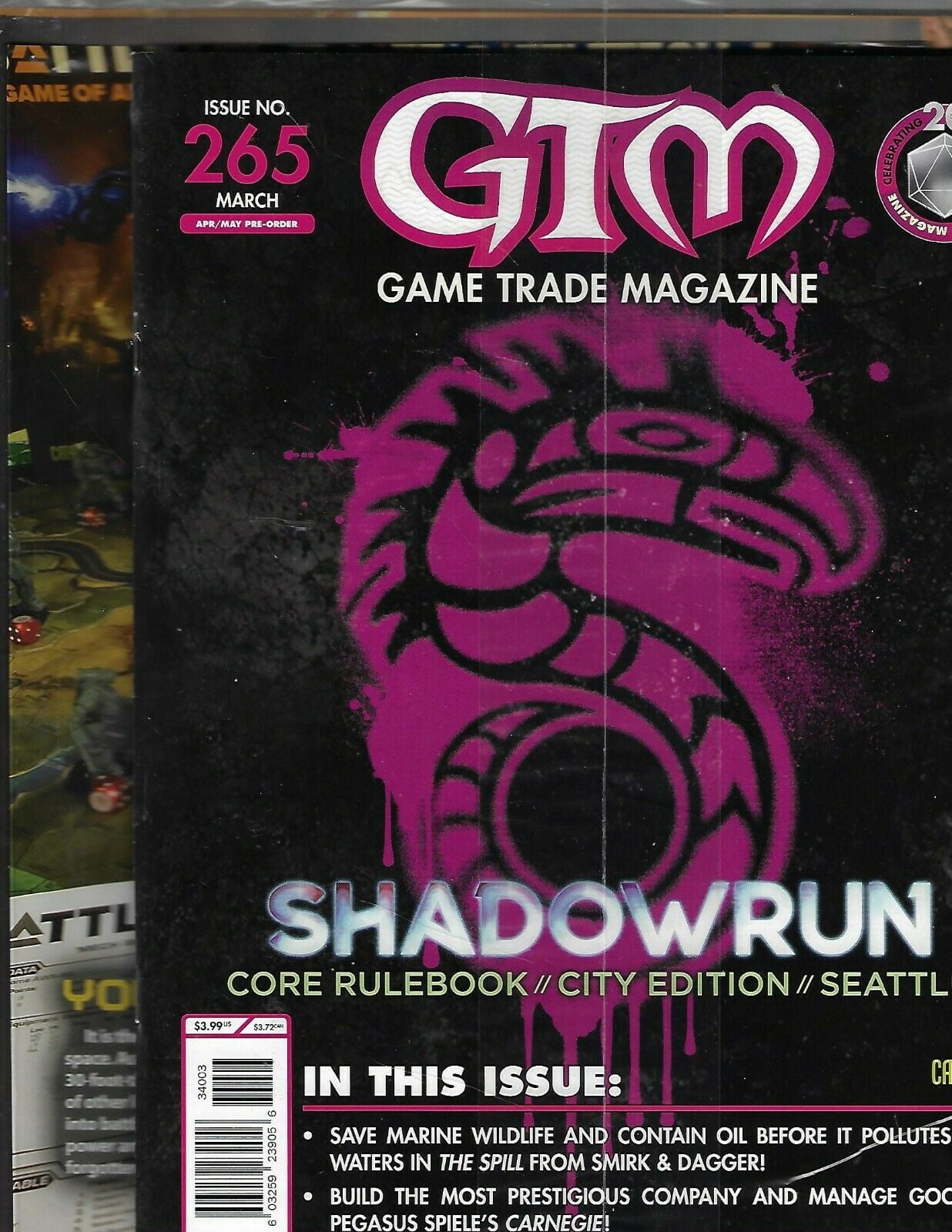 Game Trade Magazine #265 (with poster) VF ; Alliance Comic Book ...