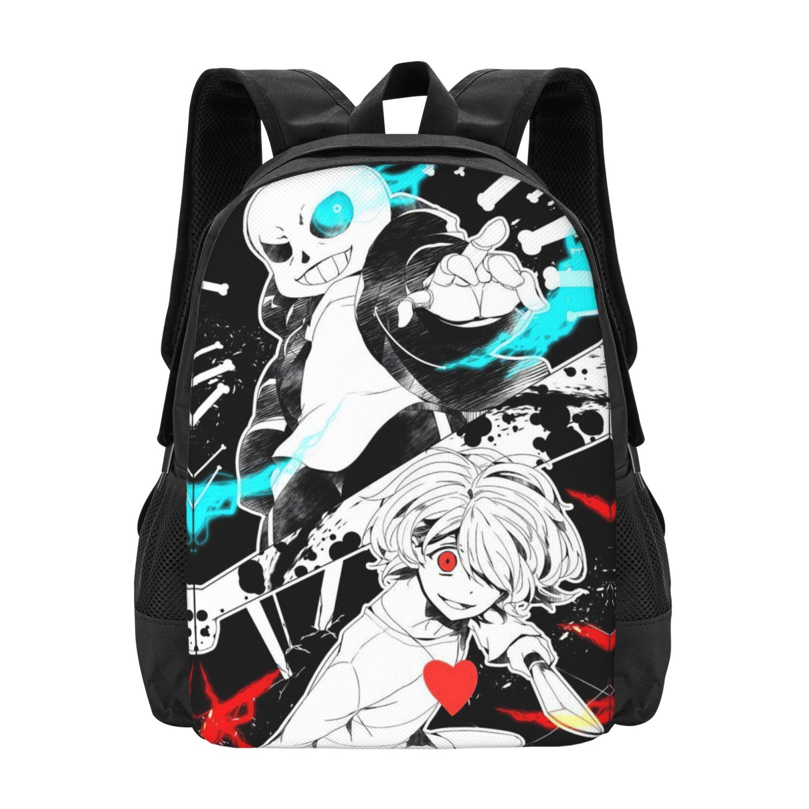 Game Undertale Backpack Casual Lightweight Travel Backpacks 16.5 ...