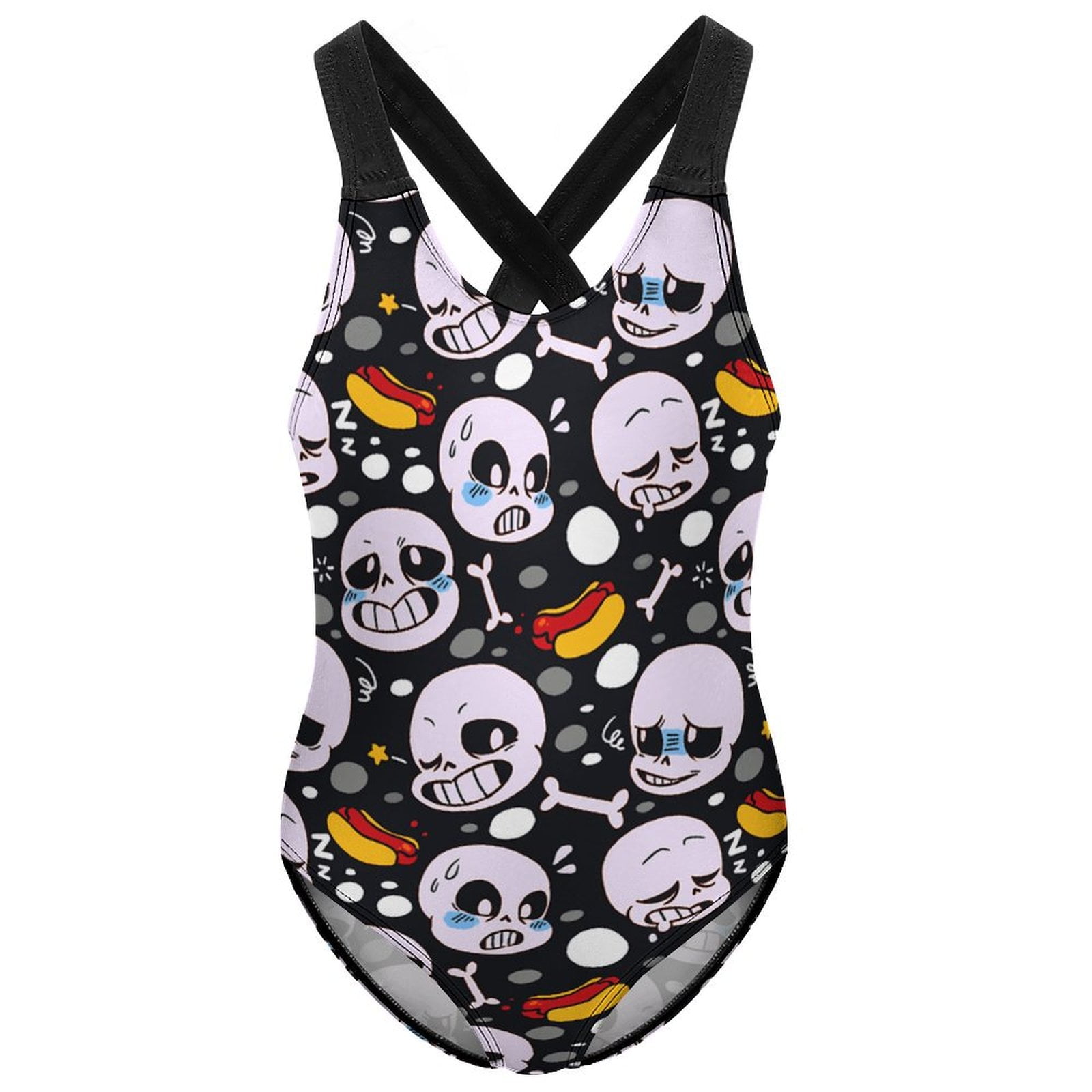 Game Undertale Children's One-piece Swimsuit Summer Girl's Swimming ...