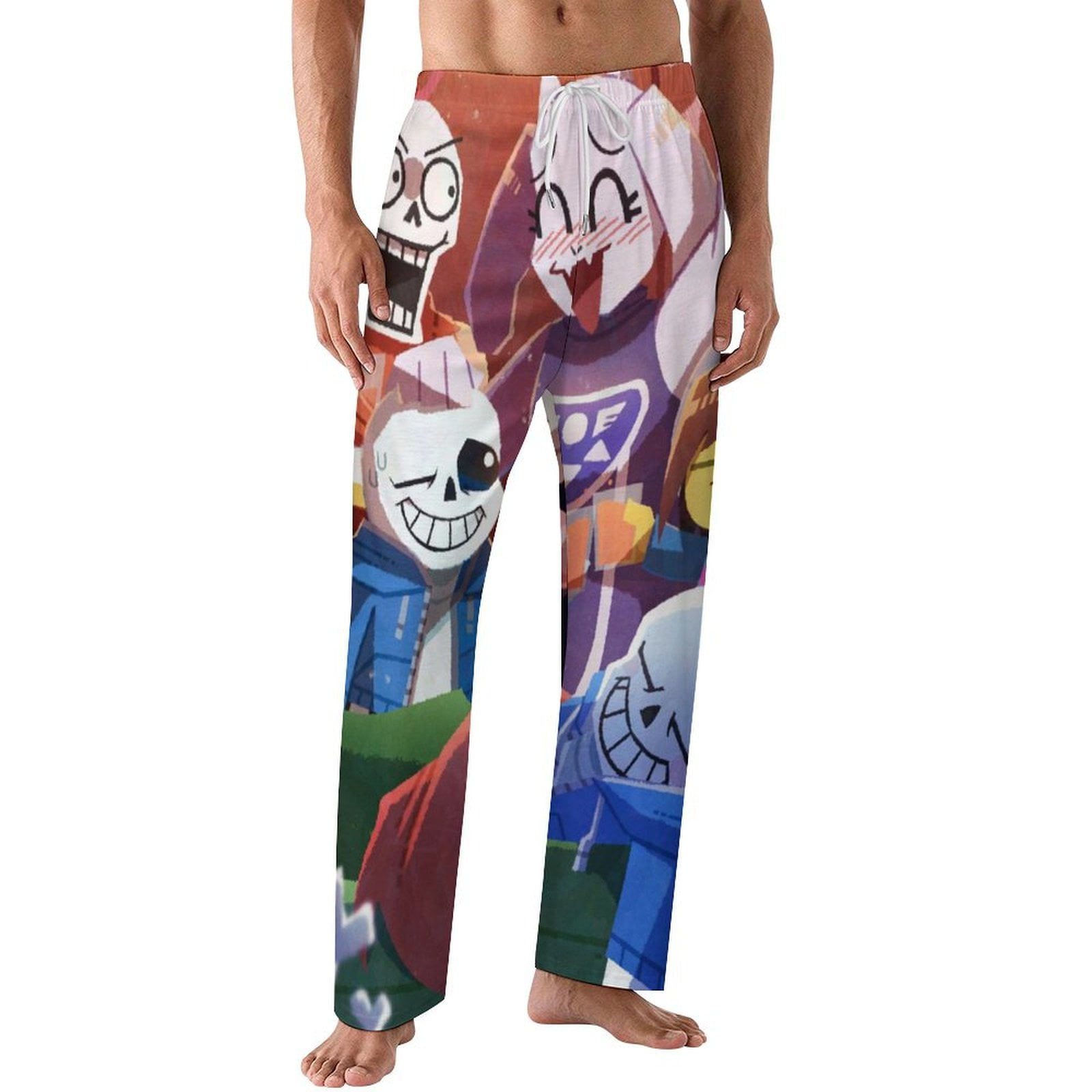 Game Undertale Mens Pajama Pants Cozy Soft Lounge Sleep Pajamas Pants ...
