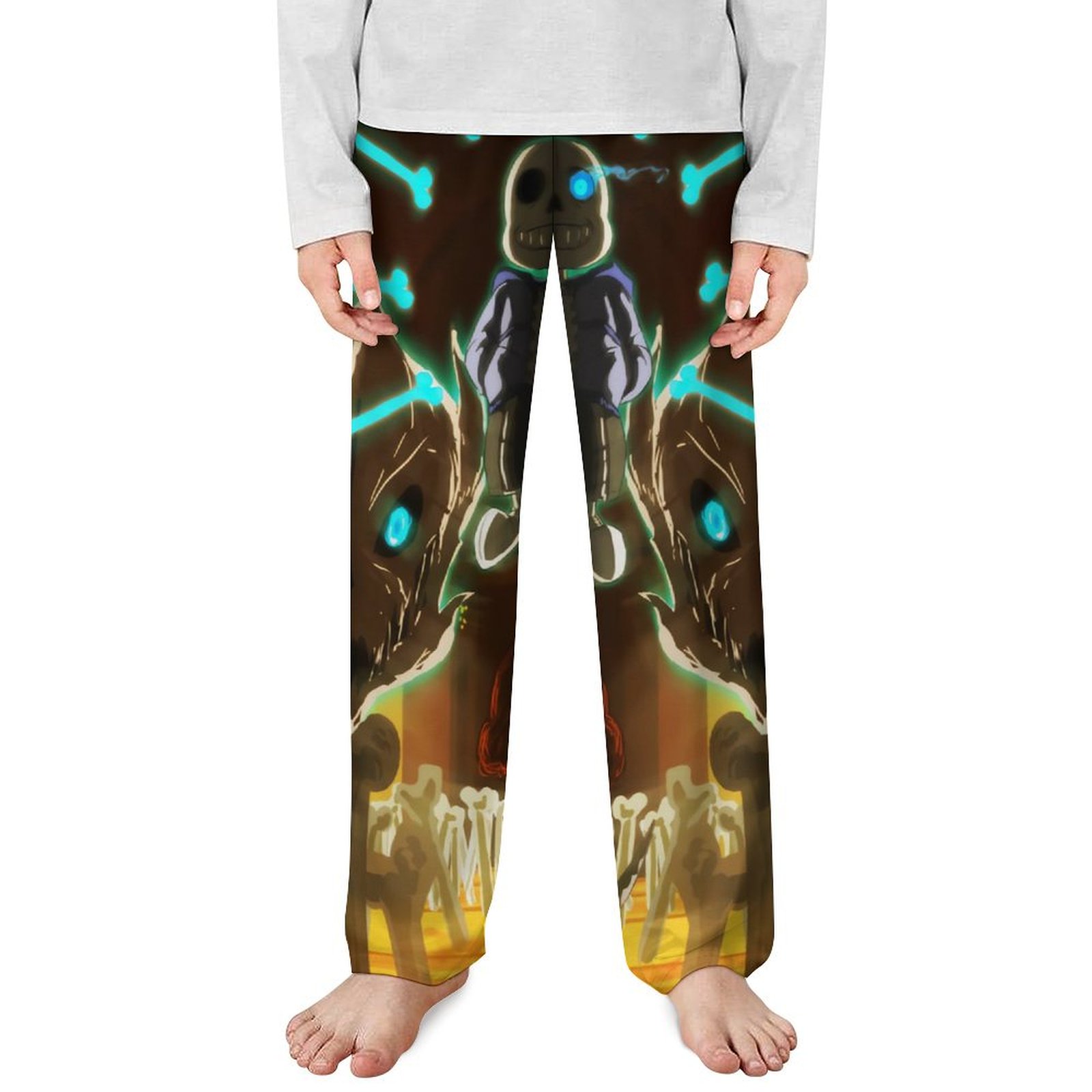 Game Undertale Sans Children's Pajamas Cozy Lounge Straight Leg ...