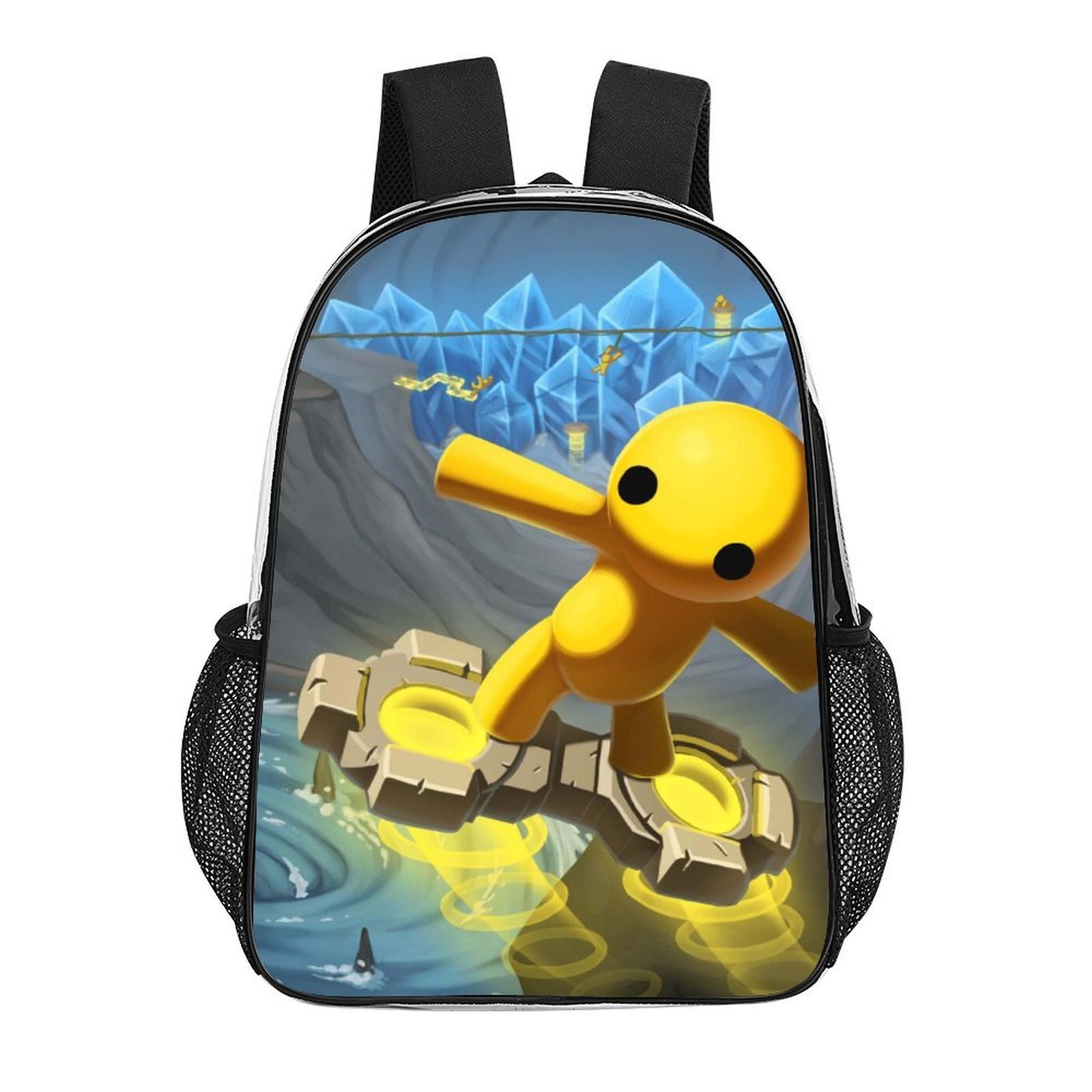 Game Wobbly Life Clear Backpack Transparent Bag 17 Inch Large Capacity ...