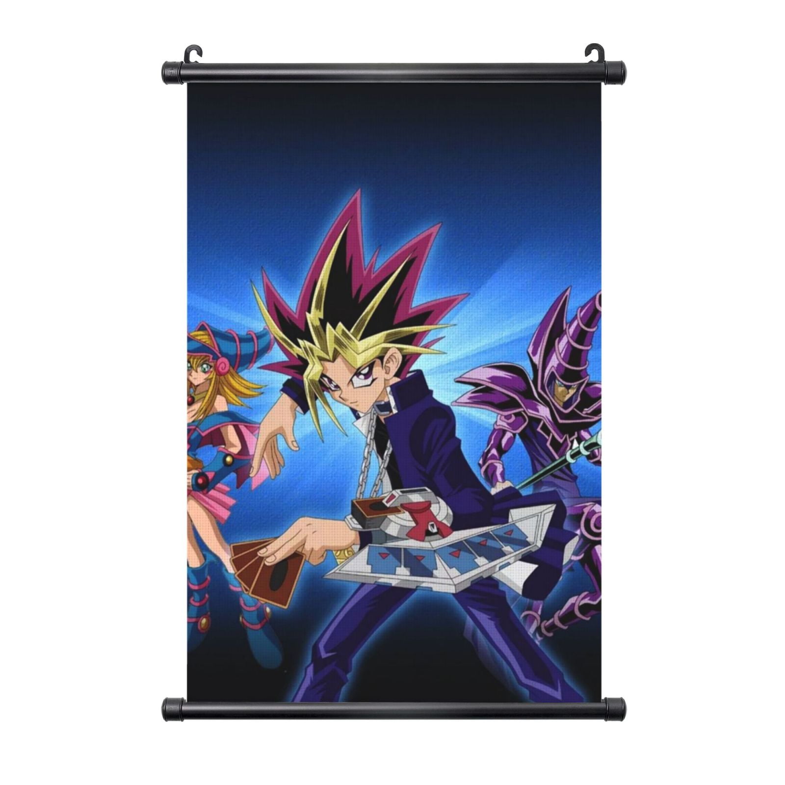 Game Yu-Gi-Oh Black Plastic Shaft Hanging Poster Canvas Wall Hanging ...