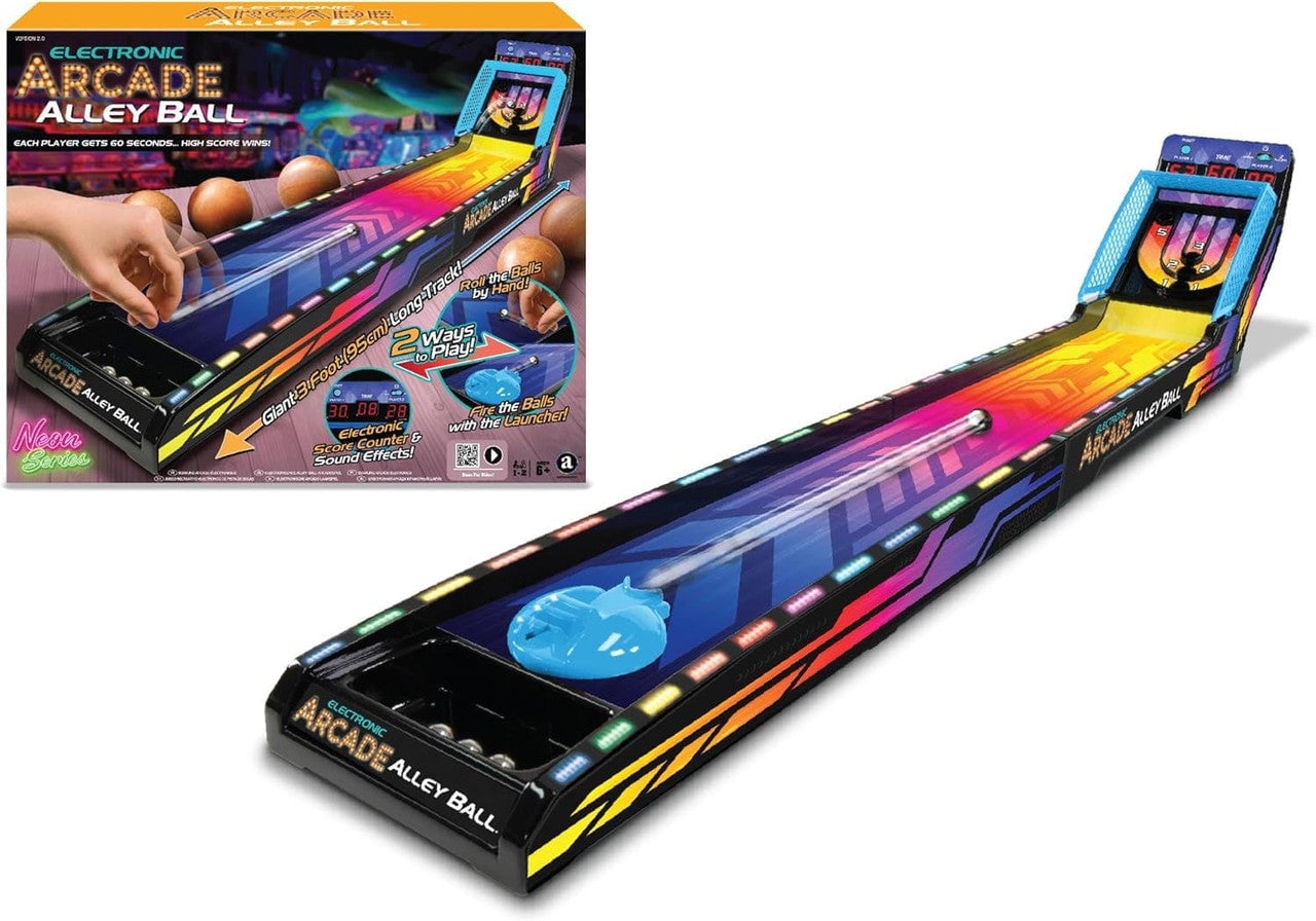 Game Zone Arcade Alley Ball For 1-2 Players, Ages 6+, Electronic ...