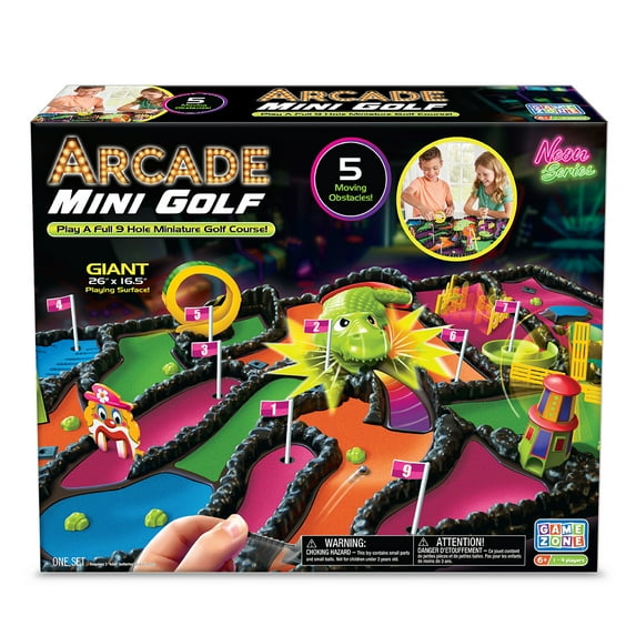 Game Zone Home Arcade Mini Golf, Interactive Tabletop Multiplayer Game ...