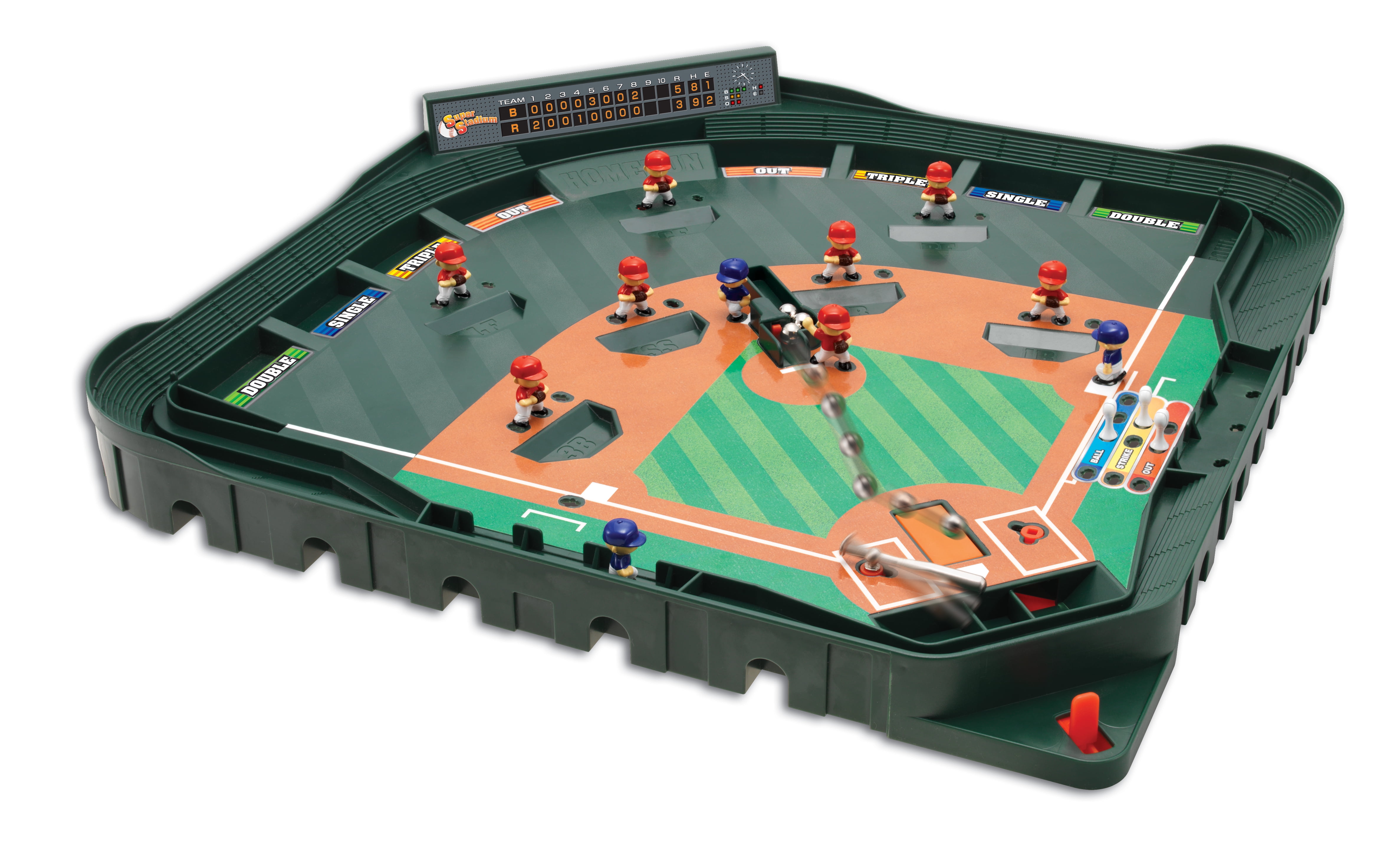Game Zone Super Stadium Baseball Game, Tabletop Action Game for Adults ...