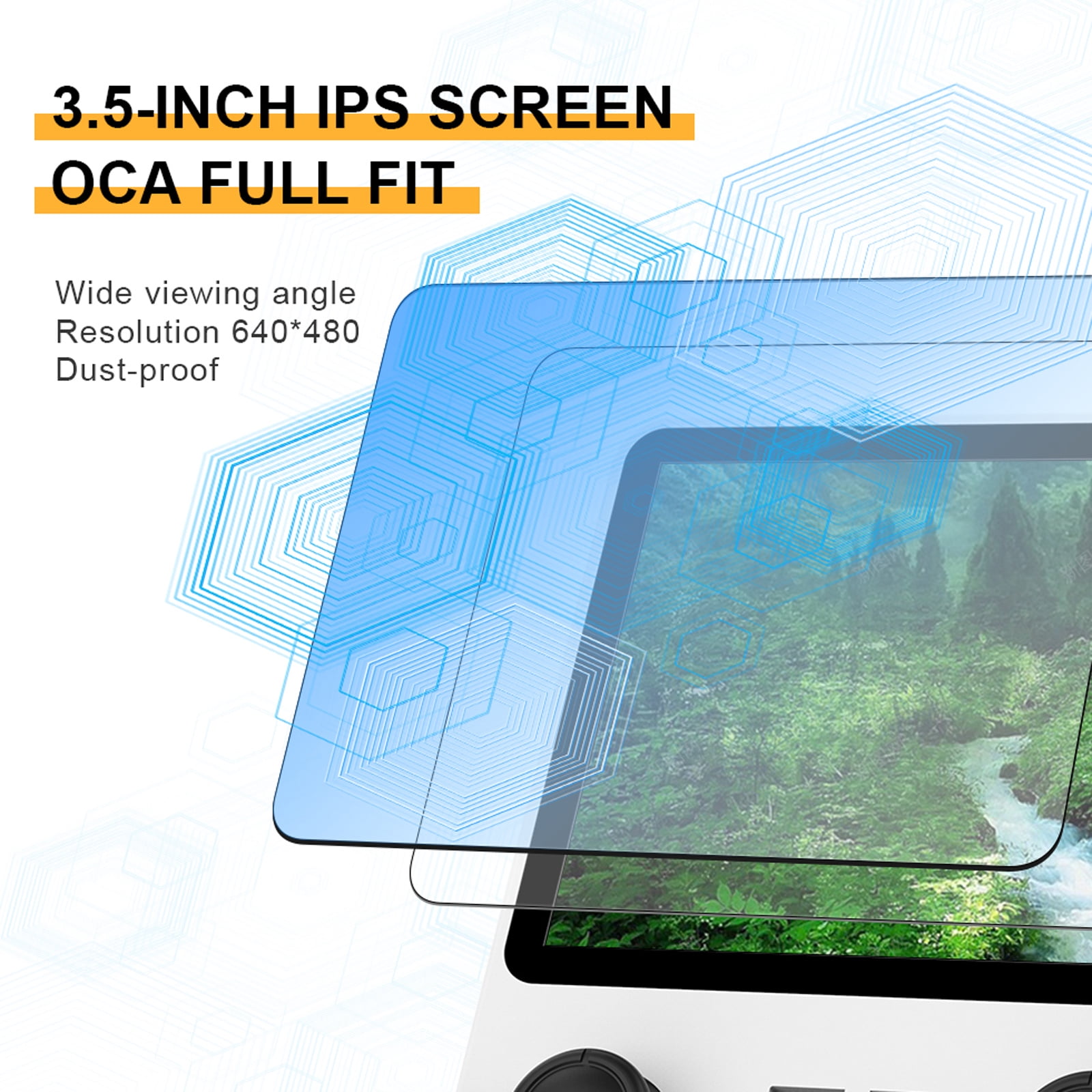 Game console,3.5 Inch Screen Handheld Ips Screen Rk3326 Cpu Open Source ...