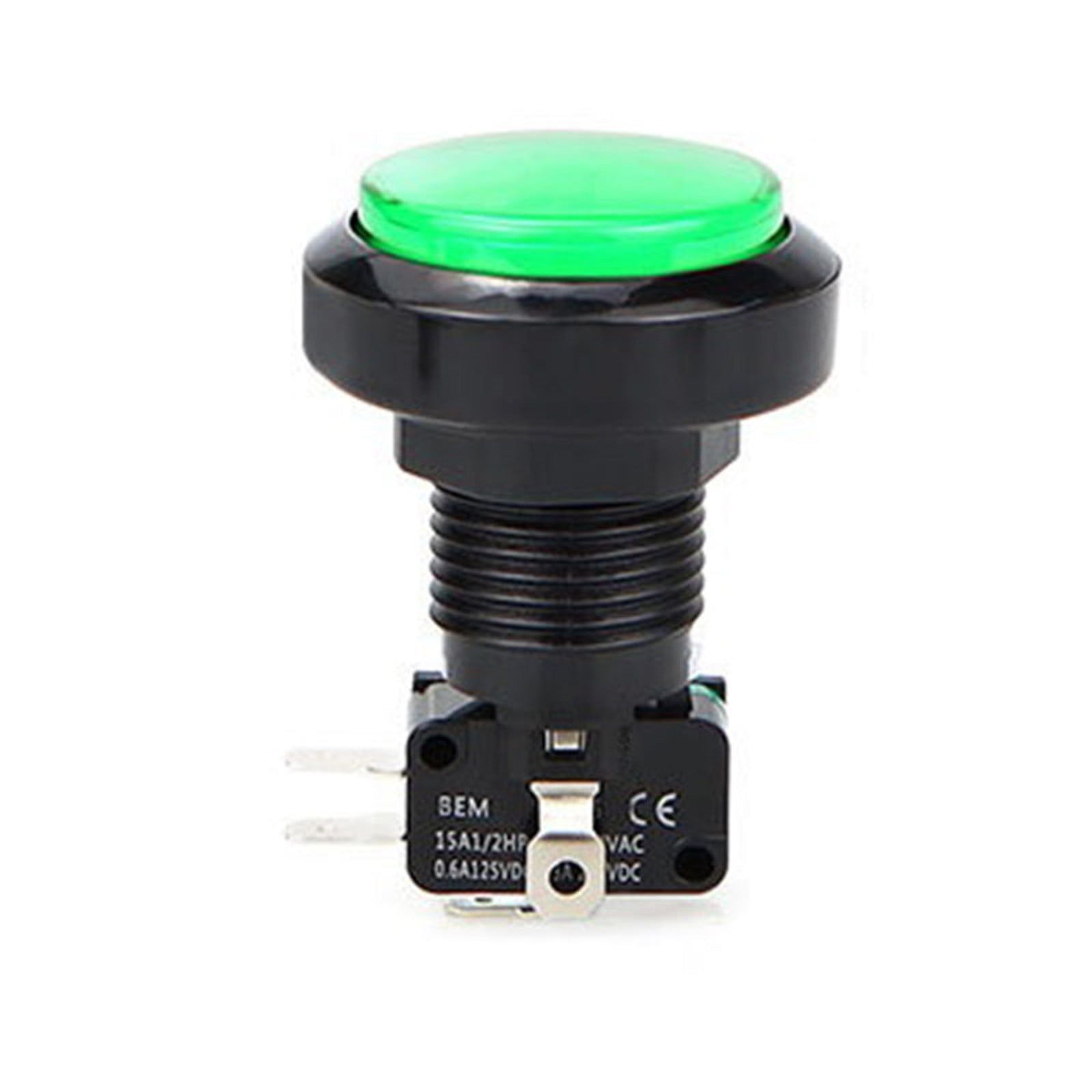 Game Console Button Switch Car Wash Machine Button 45Mm Self-Reset Start Switch - Walmart.com