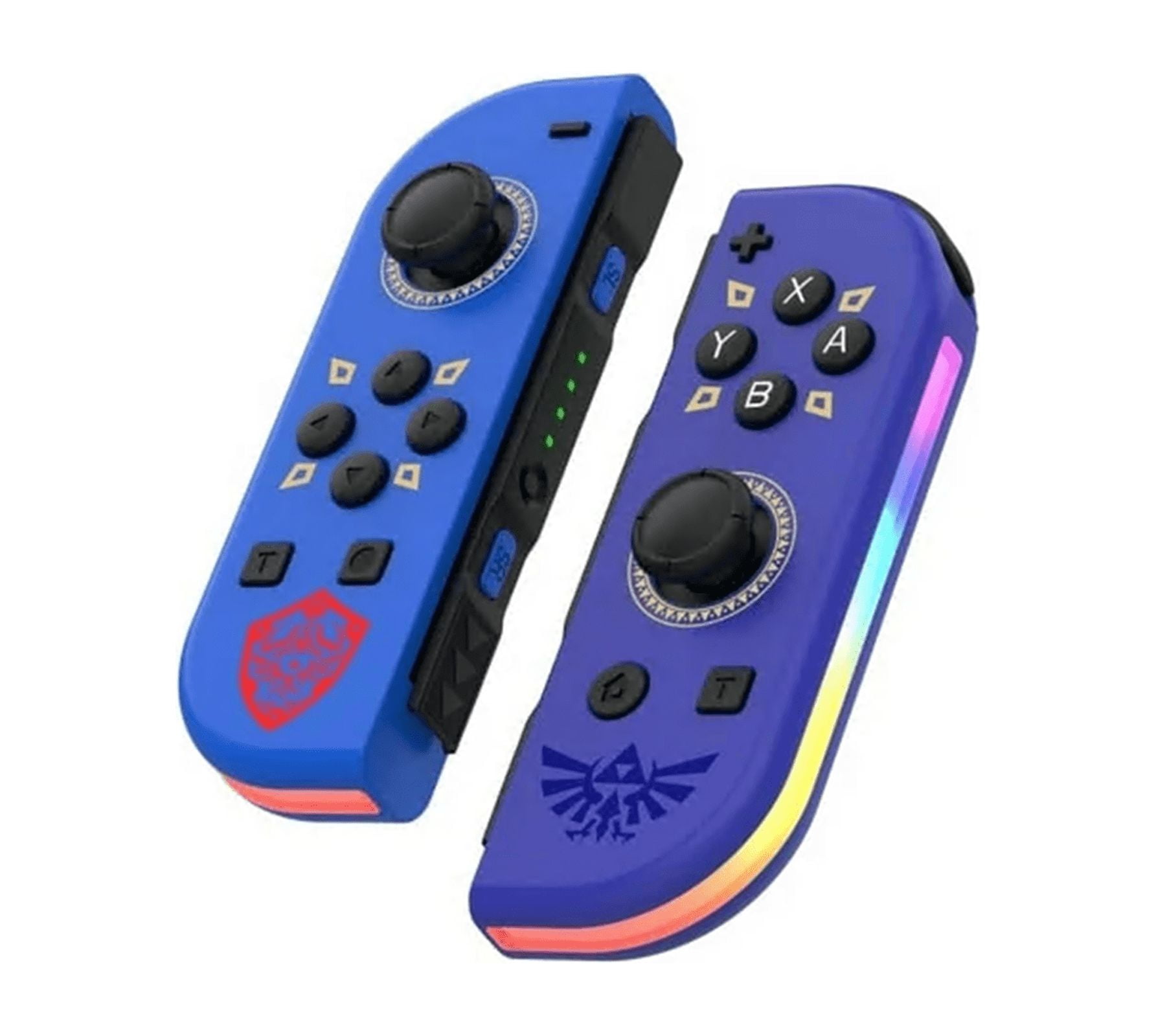 Game controller with seven color RGB lighting for Nintendo Switch (left ...