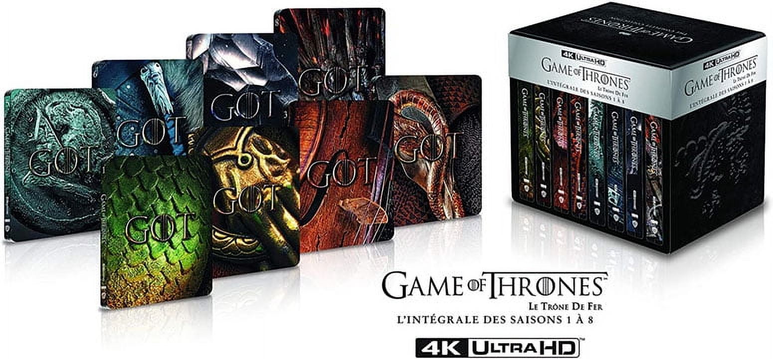 Game of Thrones - Complete Seasons 1-8 - 33-Disc 4K Ultra HD Box Set ...