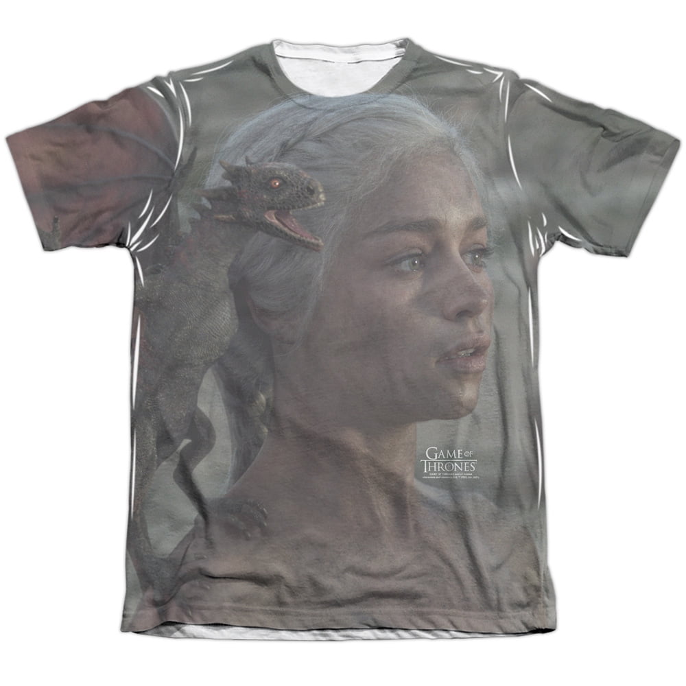 Game of Thrones Daenerys for The Throne Unisex Adult Front Only Poly ...