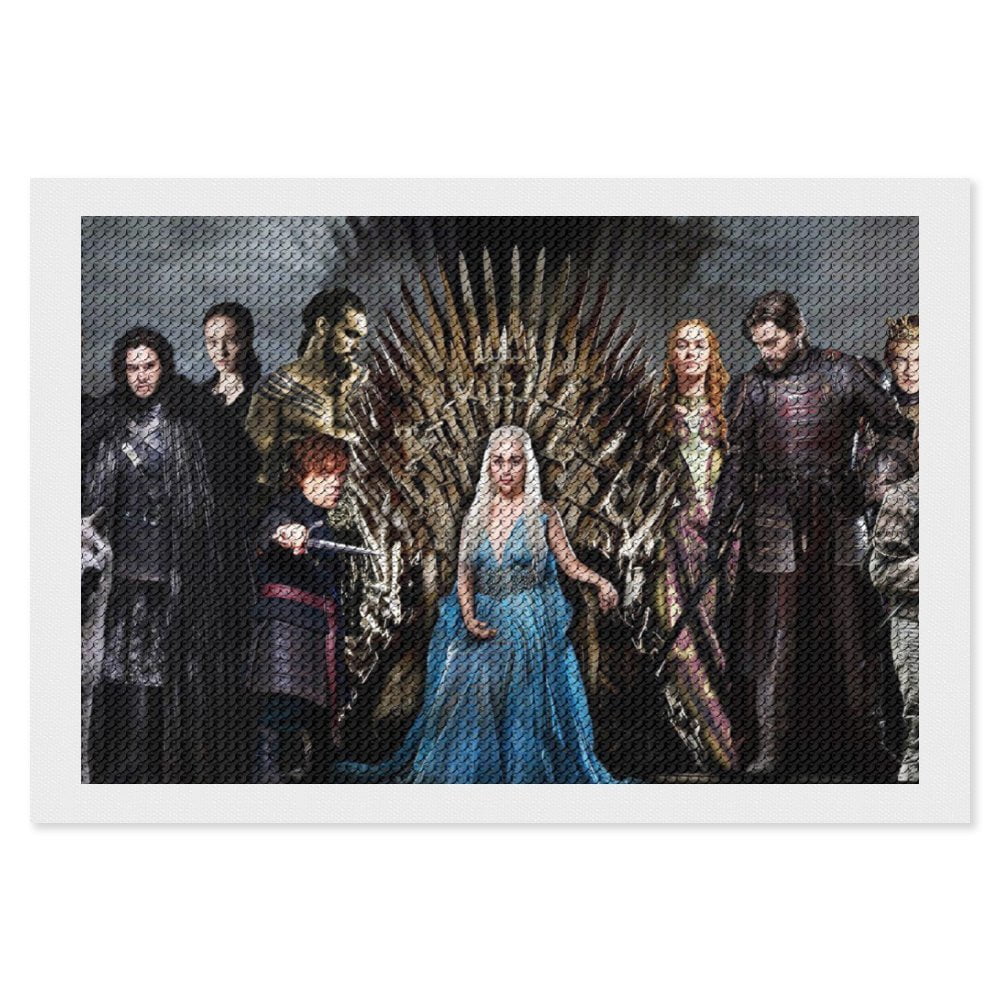 Game of Thrones Diamond Art Kits for Adults Diamond Art Gem Art Painting Full Drill Round Art ...