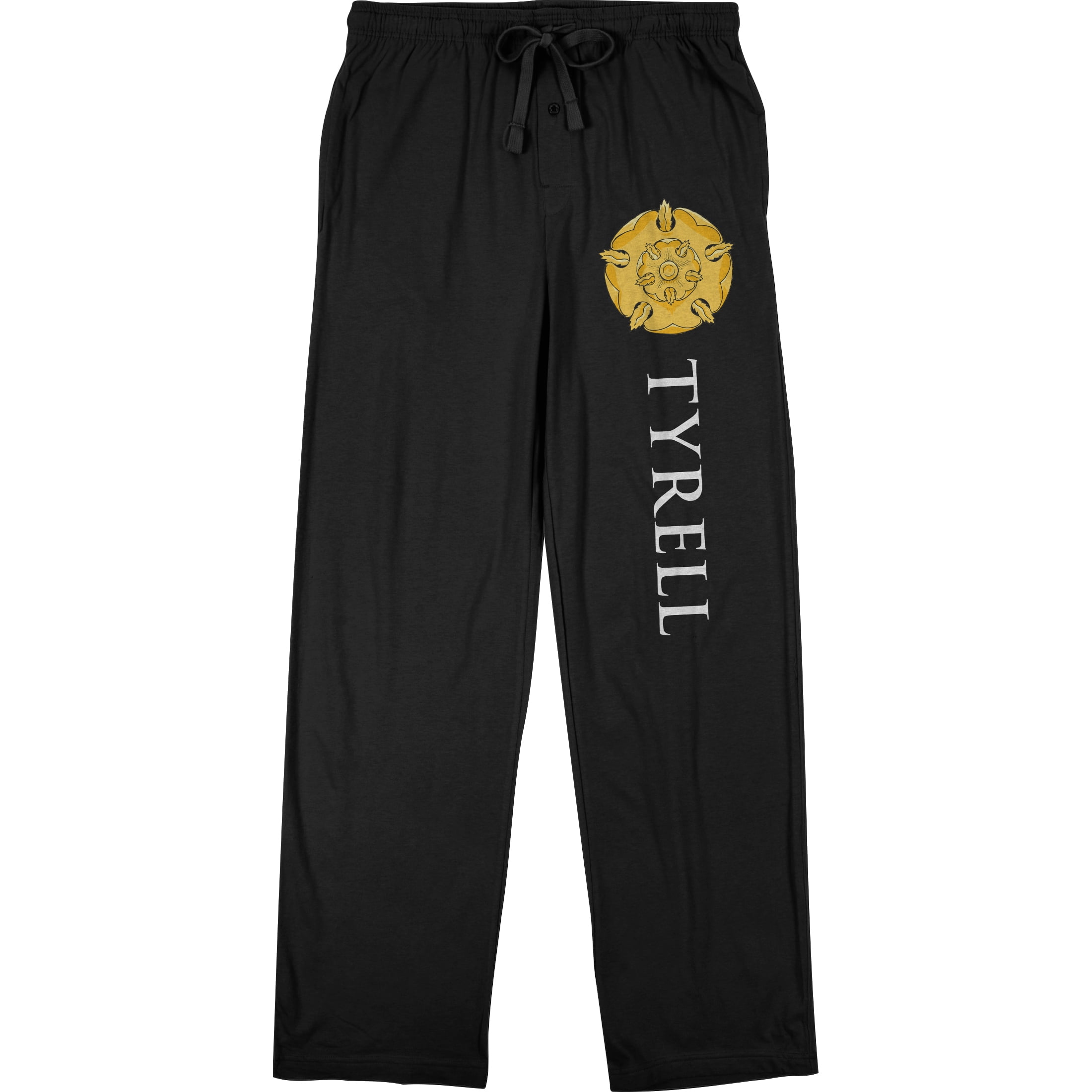 Game of Thrones House Tyrell Symbol & Text Men's Black Sleep Pajama ...