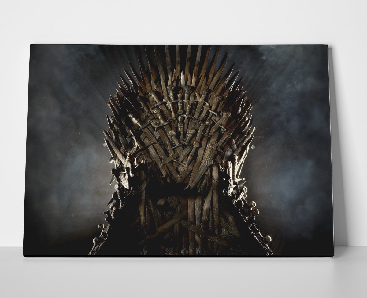 Game of Thrones Iron Throne Poster or Wrapped Canvas - Walmart.com
