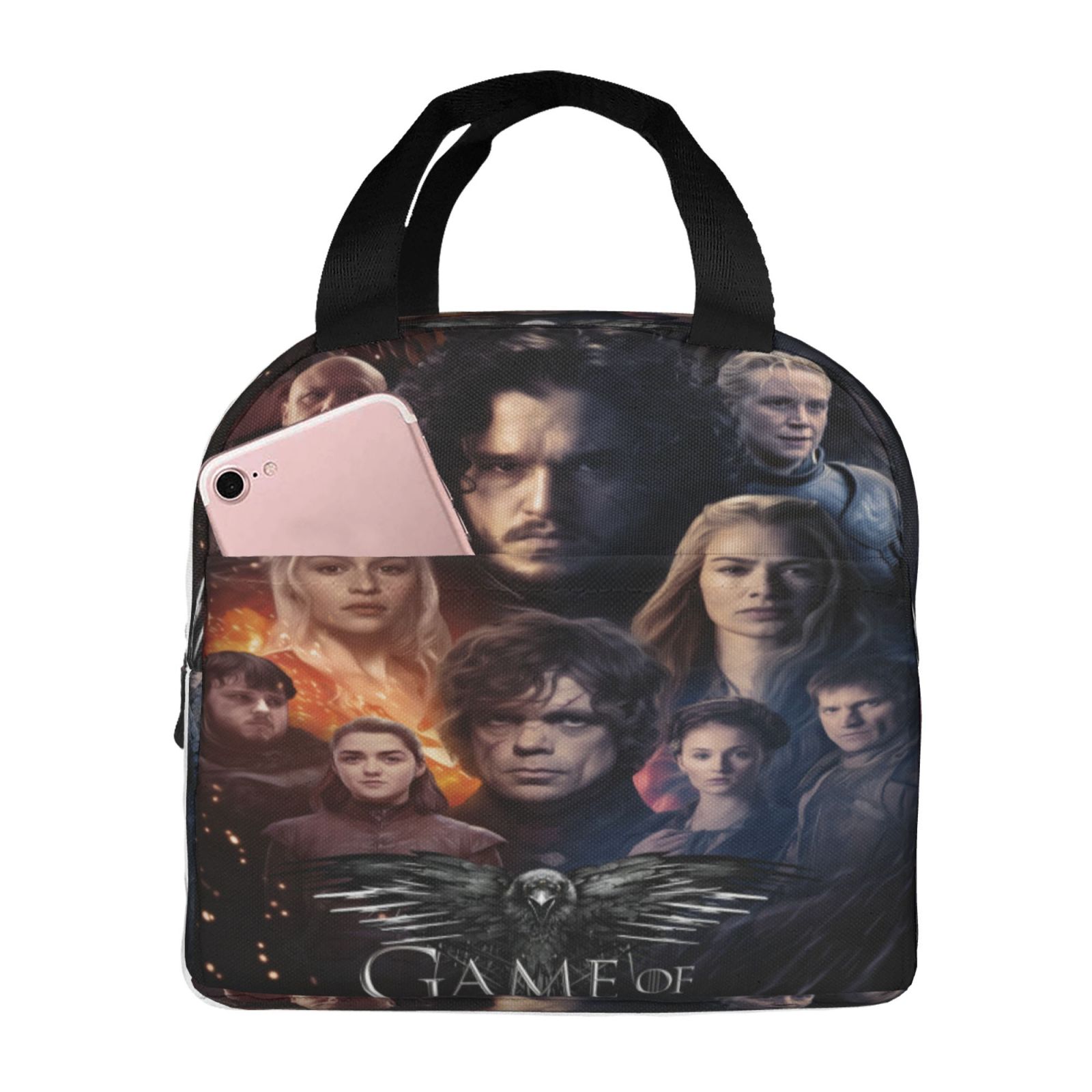 Game of Thrones Lunch Box Insulated Lunch Bag Women Men Reusable Lunch ...