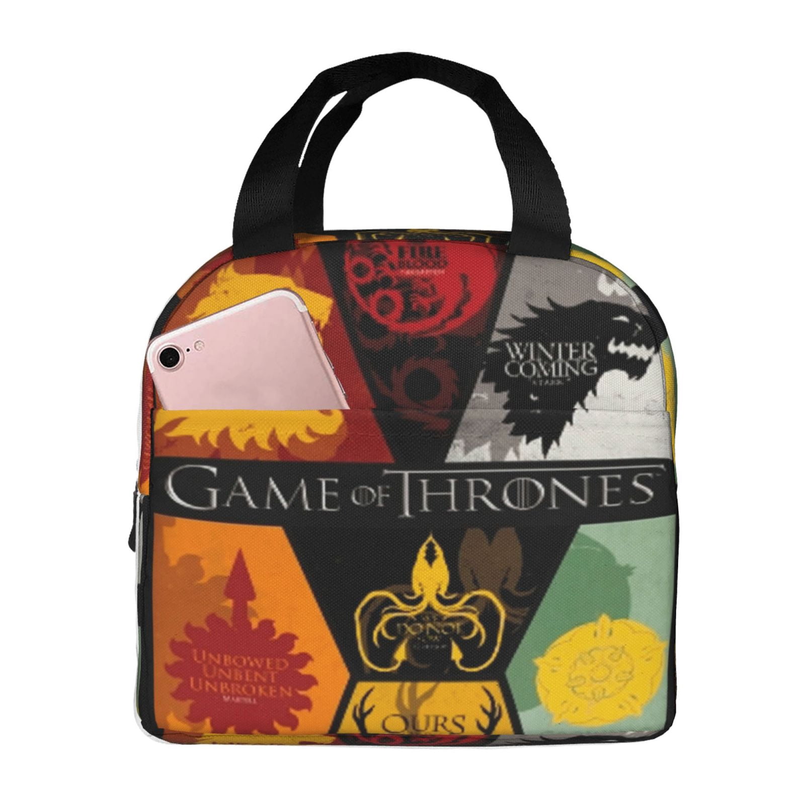 Game of Thrones Lunch Box Insulated Lunch Bag for Women Men Reusable ...