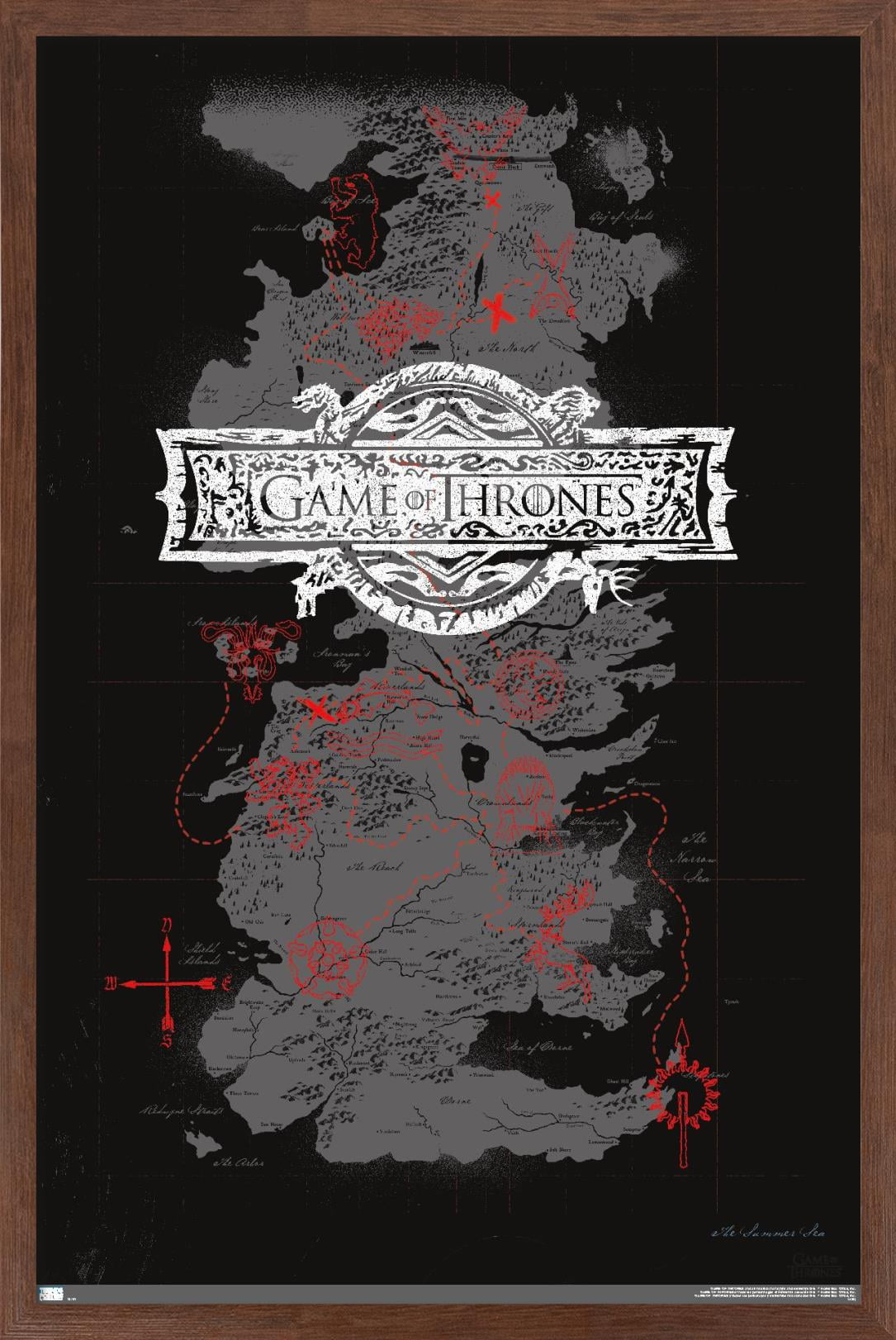 Game Of Thrones Map The Wall