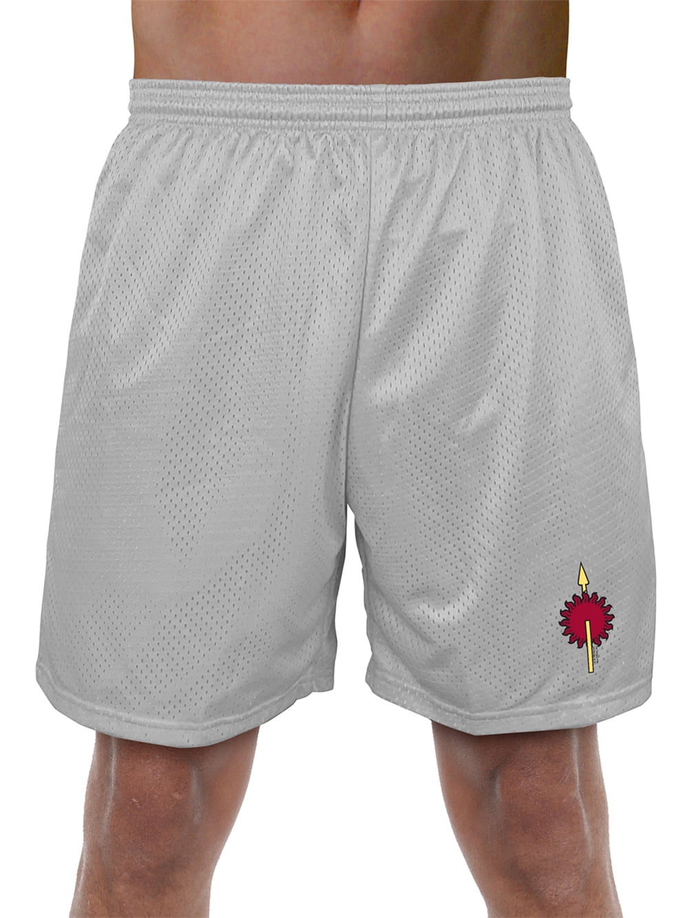Game of Thrones Martell Sigil Mens Lined Mesh Shorts, Silver, Small ...