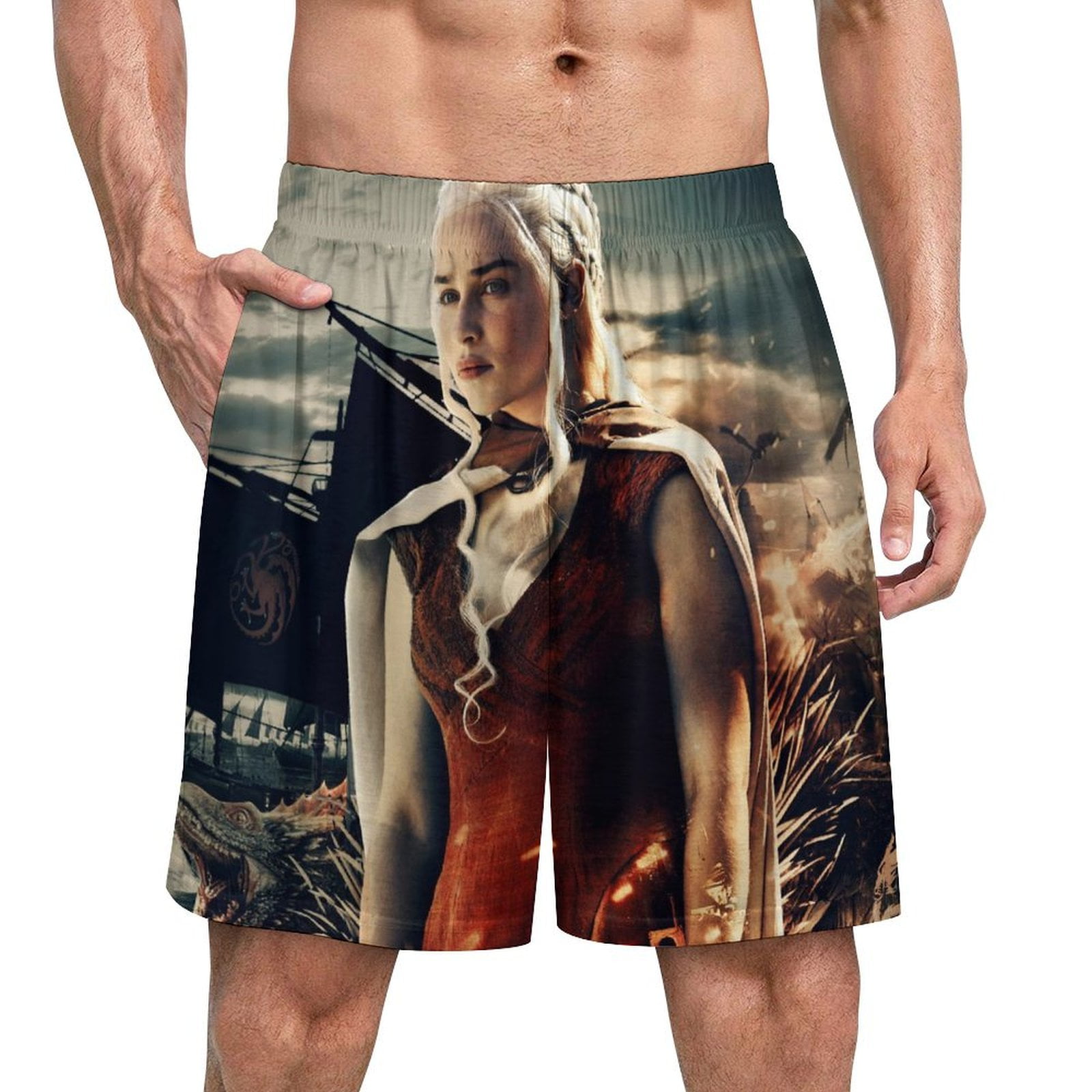 Game of Thrones Men's Pajama Shorts Soft Sleepwear Bottoms Elastic ...