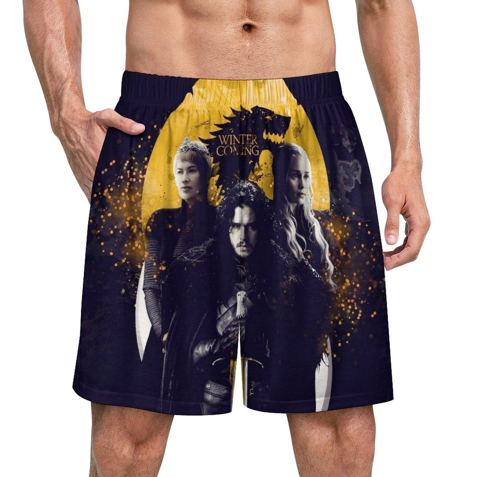 Game of Thrones Men's Pajama Shorts Soft Sleepwear Bottoms Elastic ...