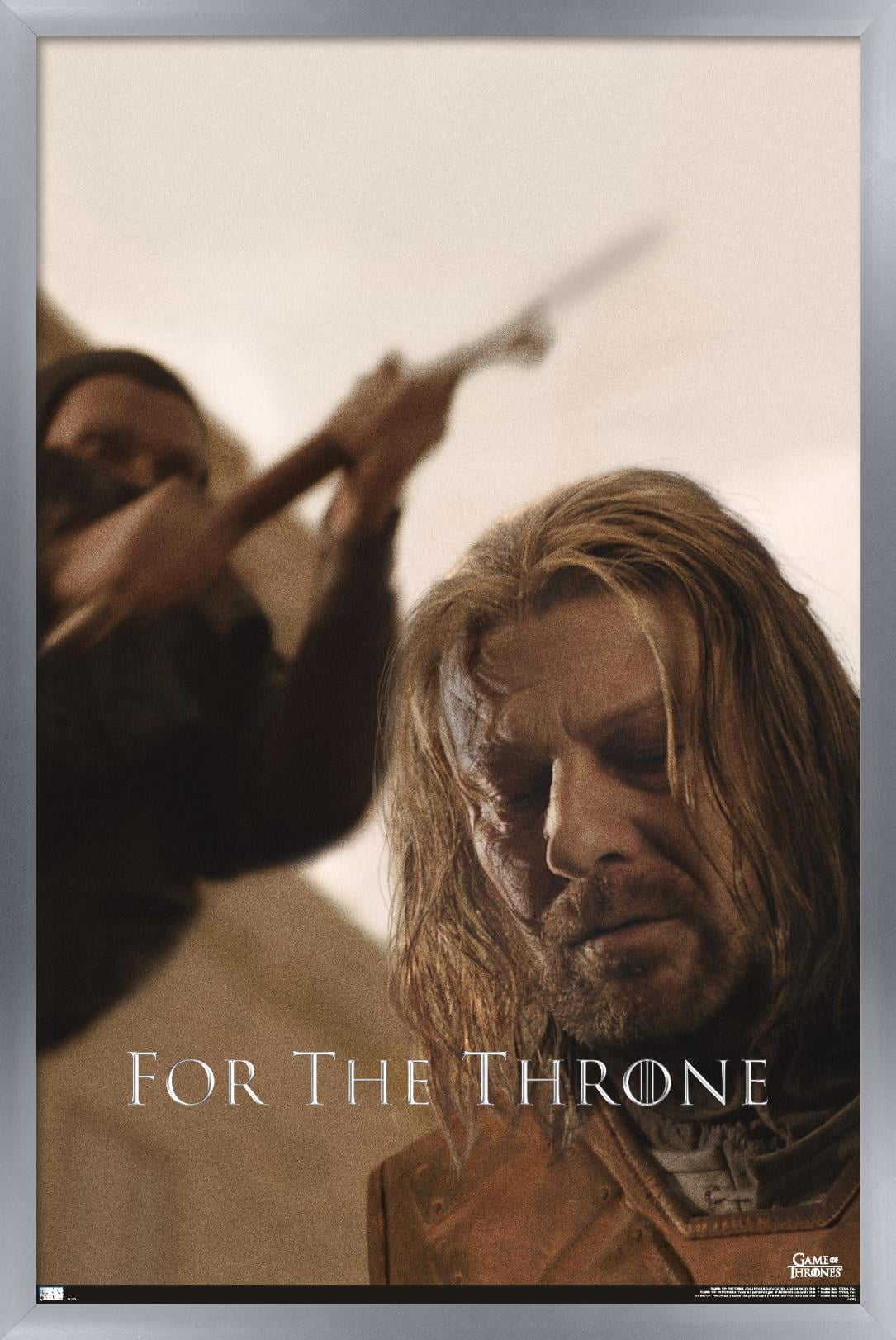 Game of Thrones - Ned Stark Wall Poster, 22.375" x 34", Framed ...