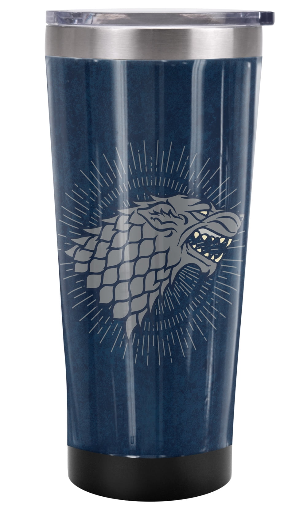 Game of Thrones Official Stark Sigil 20 oz Travel Tumbler, Stainless ...