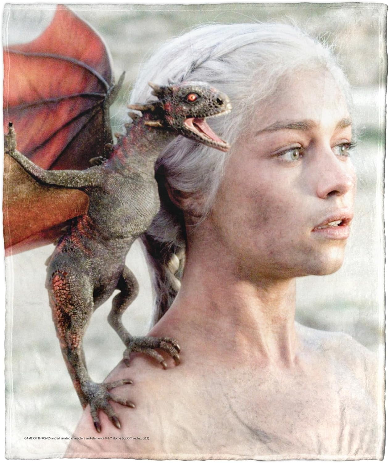 Game of Thrones Silk Touch Throw Blanket, 50" x 60", Mother of Dragons ...