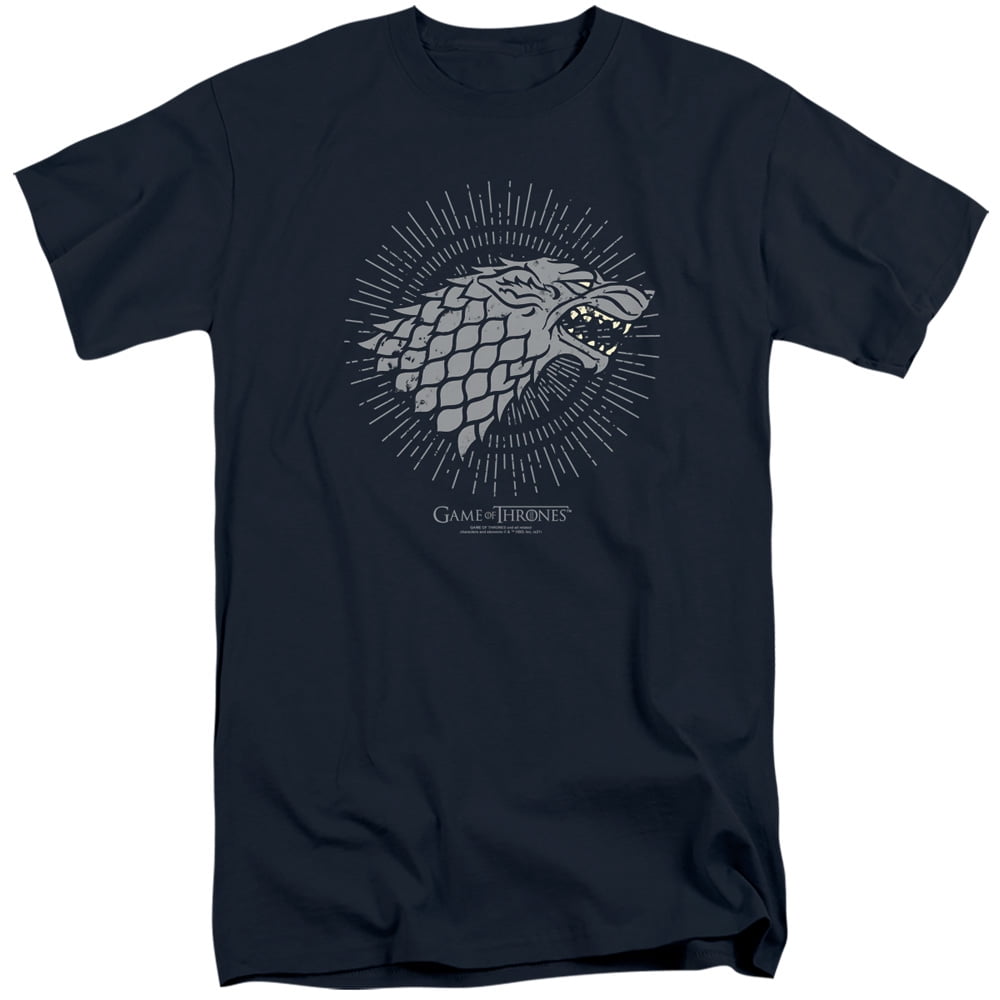 Game of Thrones Stark Burst Sigils Unisex Adult Tall T Shirt,Stark ...