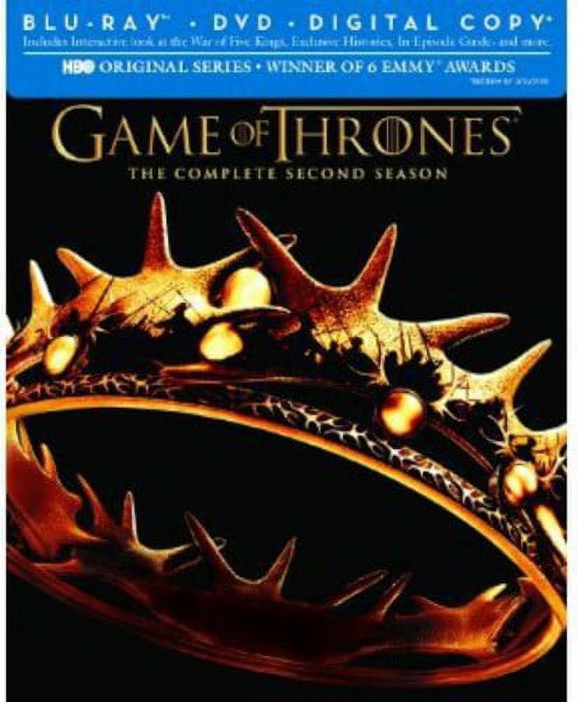 Game of Thrones: The Complete Second Season (Blu-ray + DVD + Digital ...
