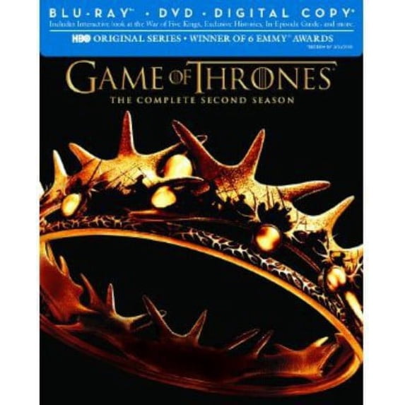 Game of Thrones: The Complete Second Season (Blu-ray + DVD + Digital ...