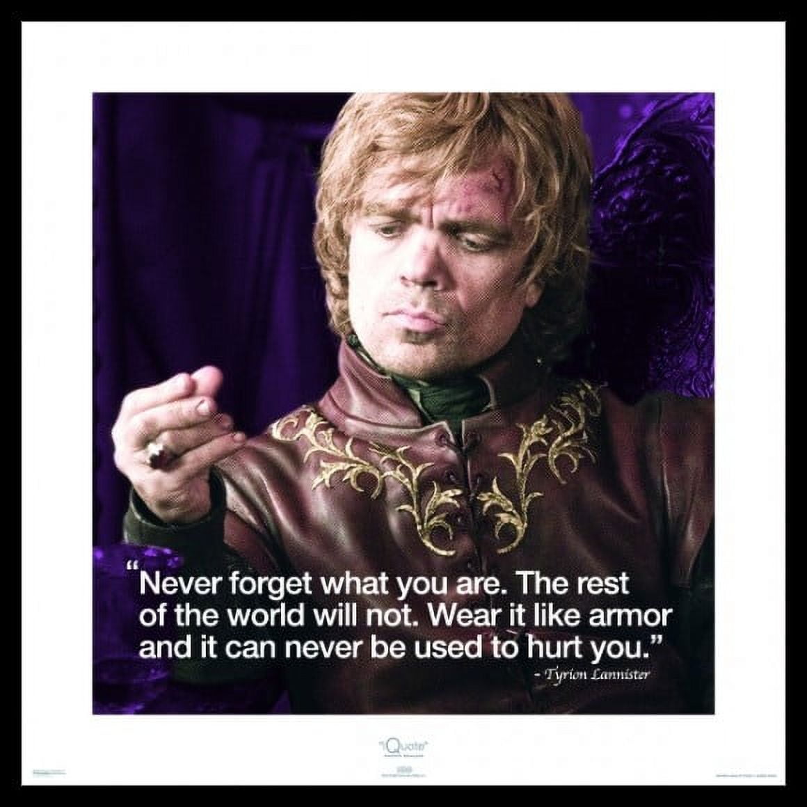 Game Of Thrones Tyrion Lannister Iquote Never Forget What You Are