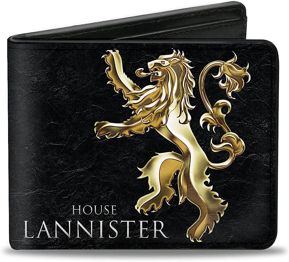 Game of Thrones Wallet, Bifold, Game of Thrones House Lannister Rampant ...