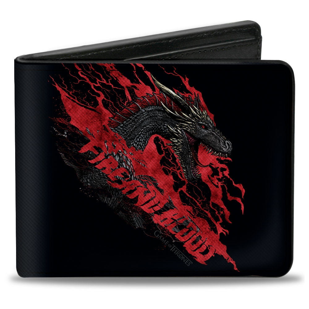 Game of Thrones Wallet, Bifold, Game of Thrones the Dragon Awakens Fire ...
