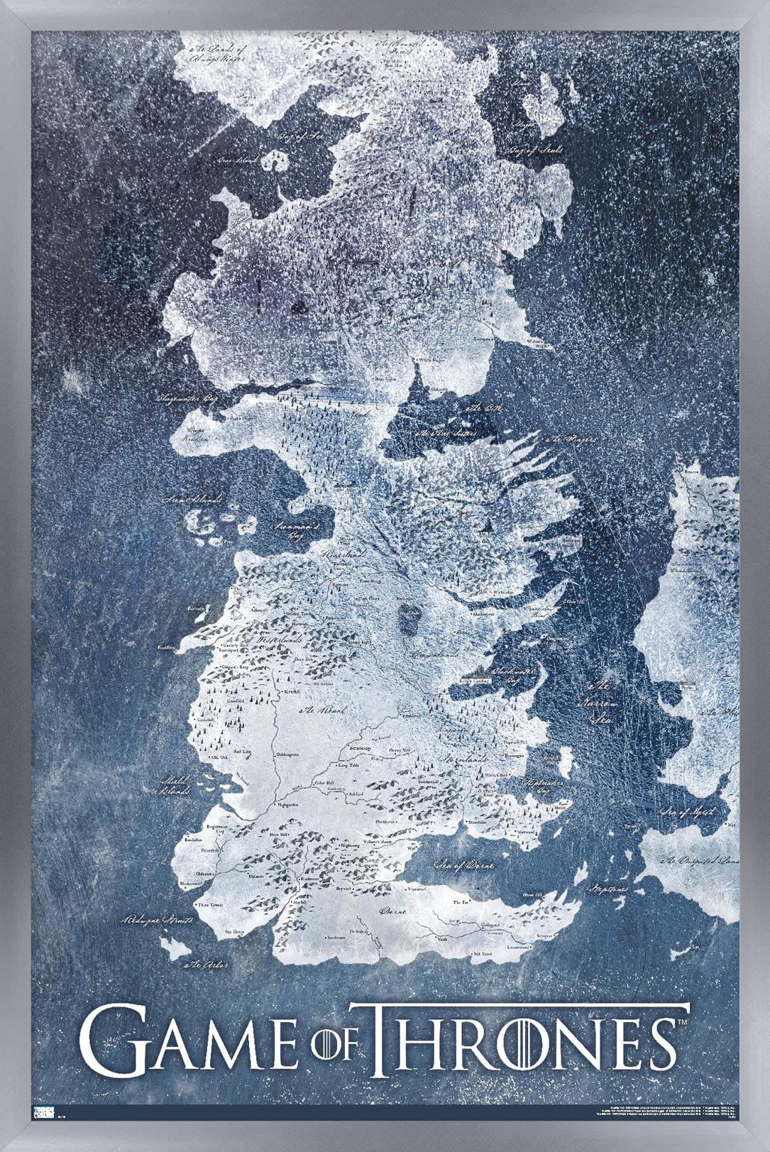 Game Of Thrones Map The Wall