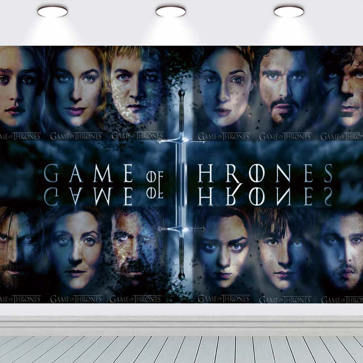 Game of Thrones school Poster Backdrop Banner Party Supplies Birthday ...