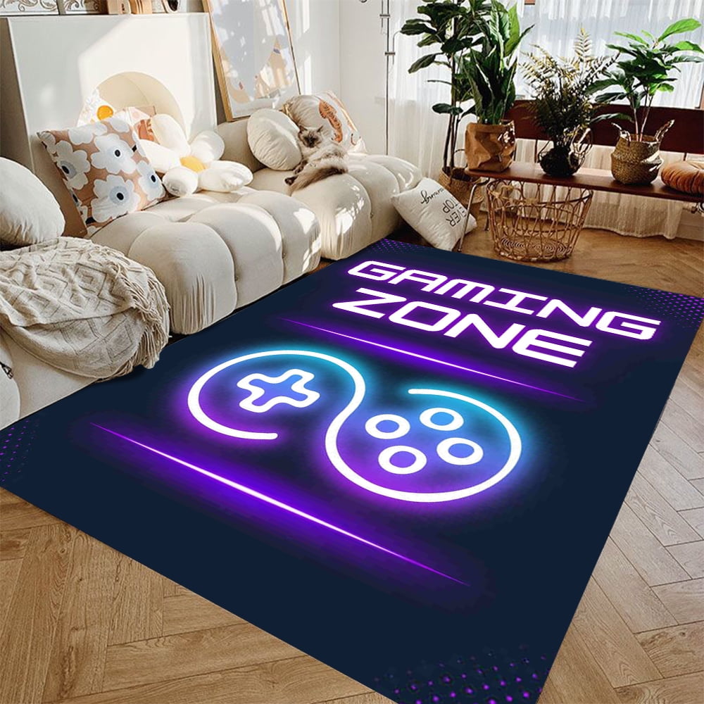 Game ole Symbols Cards Game Rug Teen Kawaii Living Room Bedroom Anime ...