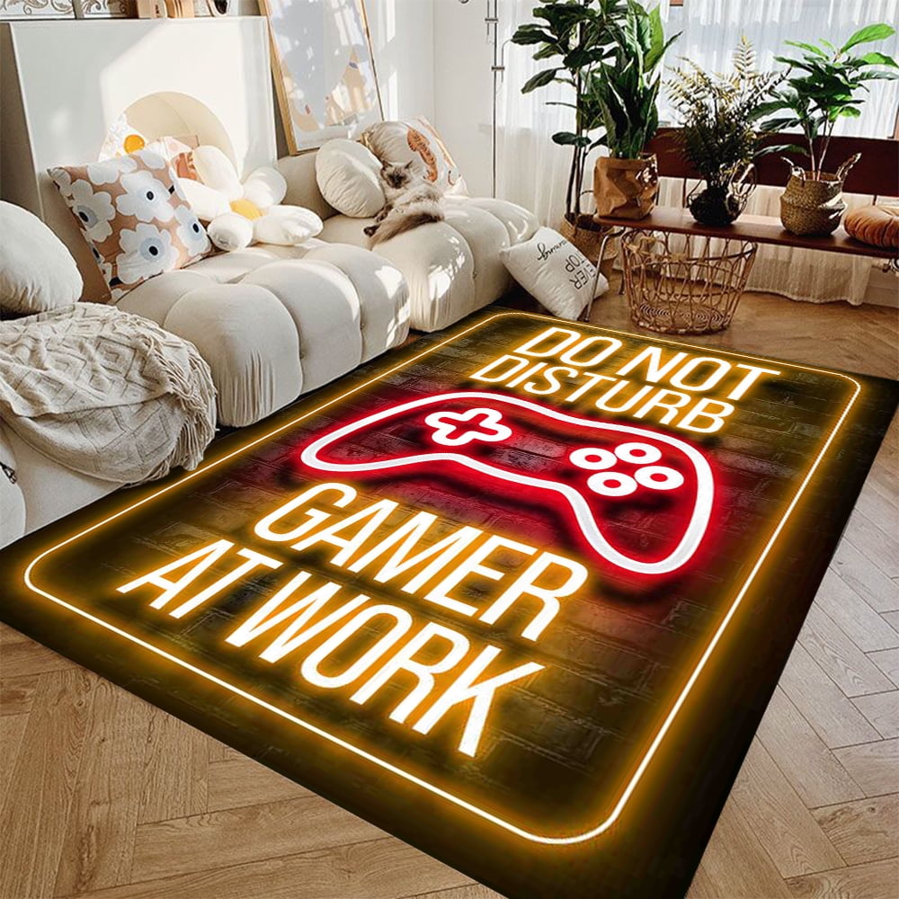 Game ole Symbols Cards Game Rug Teen Kawaii Living Room Bedroom Anime ...