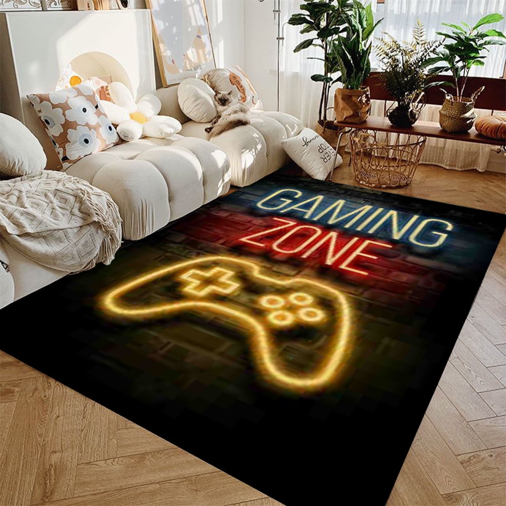 Game ole Symbols Cards Game Rug Teen Kawaii Living Room Bedroom Anime ...