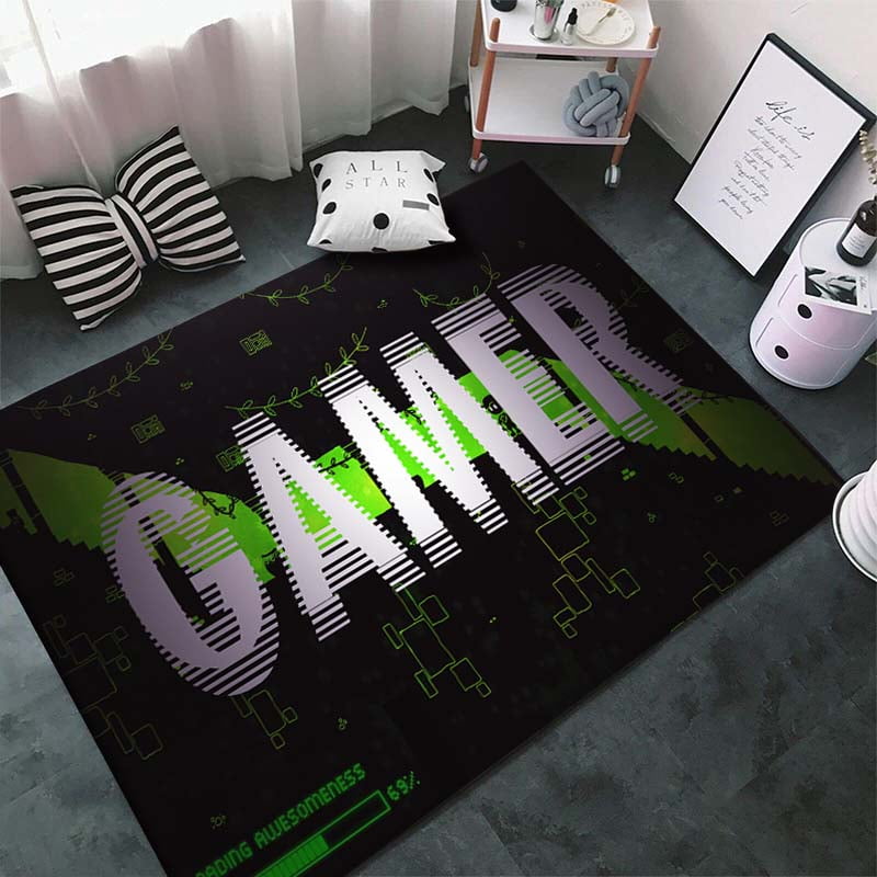 Game ole Symbols Gamepad Rug Teen Cool Carpet Living Room Bedroom Rug ...