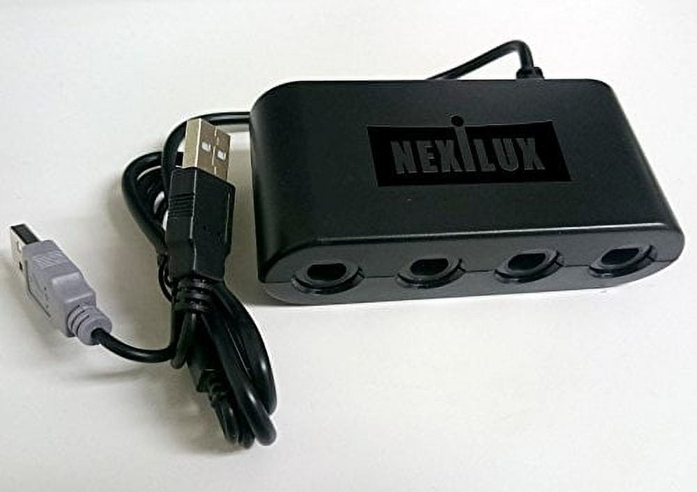 GameCube Controller Adapter for Wii U, PC USB, MAC & SWITCH - NEXiLUX ...