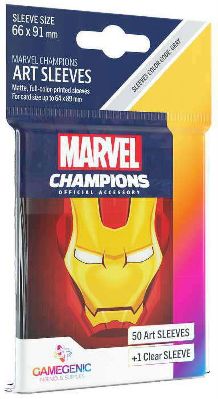 Marvel: Champions Art Sleeves - Iron Man - Walmart.com