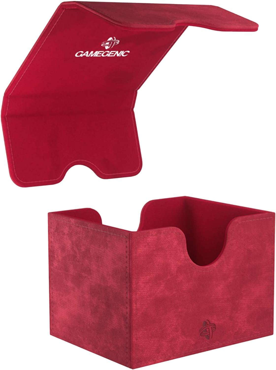 GameGenic Sidekick 100+ Card Convertible Deck Box - XL Red - Walmart.com