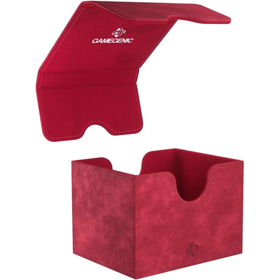 GameGenic Sidekick 100+ Card Convertible Deck Box - XL Red - Walmart.com