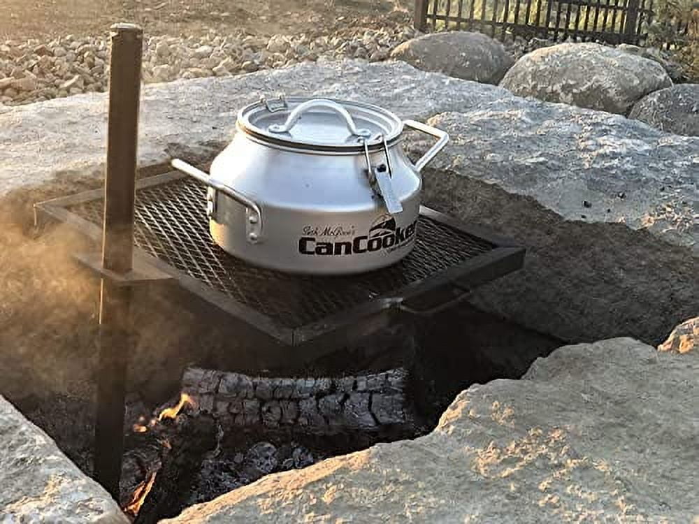 GameMaker Gravity Camping Grill & Pole – Adjustable Outdoor Cooking ...