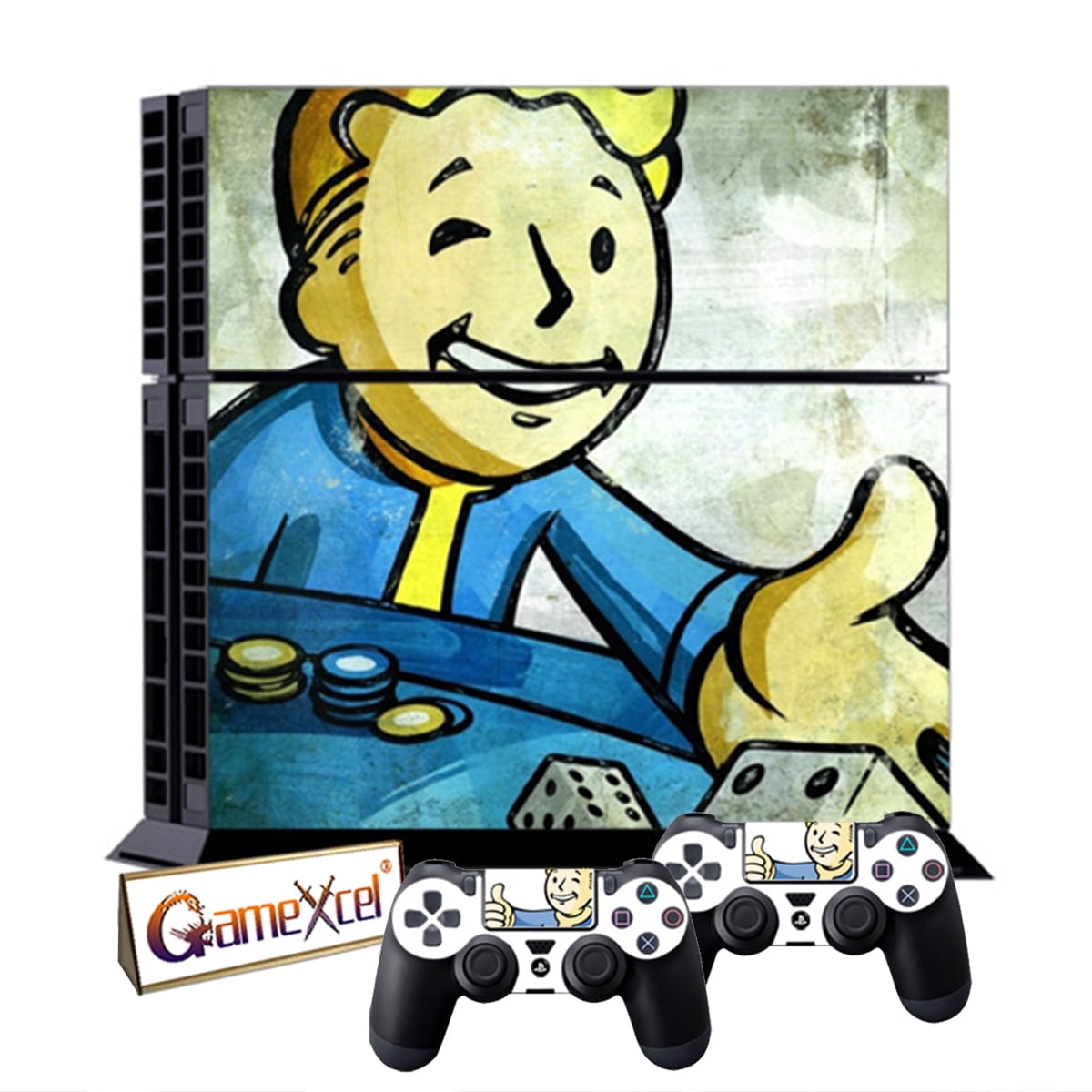 GameXcel Vinyl Decal Protective Skin Cover Sticker for Sony PS4 Console ...
