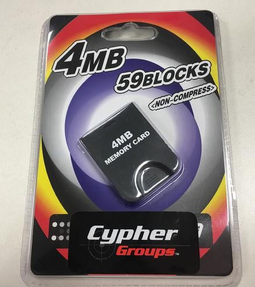Gamecube Memory Card 4MB 59 Blocks - Walmart.com