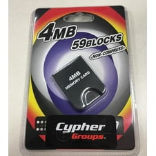 Gamecube Memory Cards