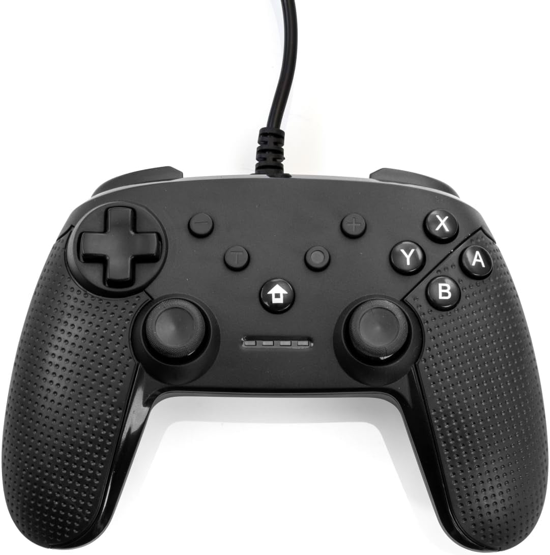 Gamefitz Wired Controller for Nintendo Switch in Black – Changeable D ...