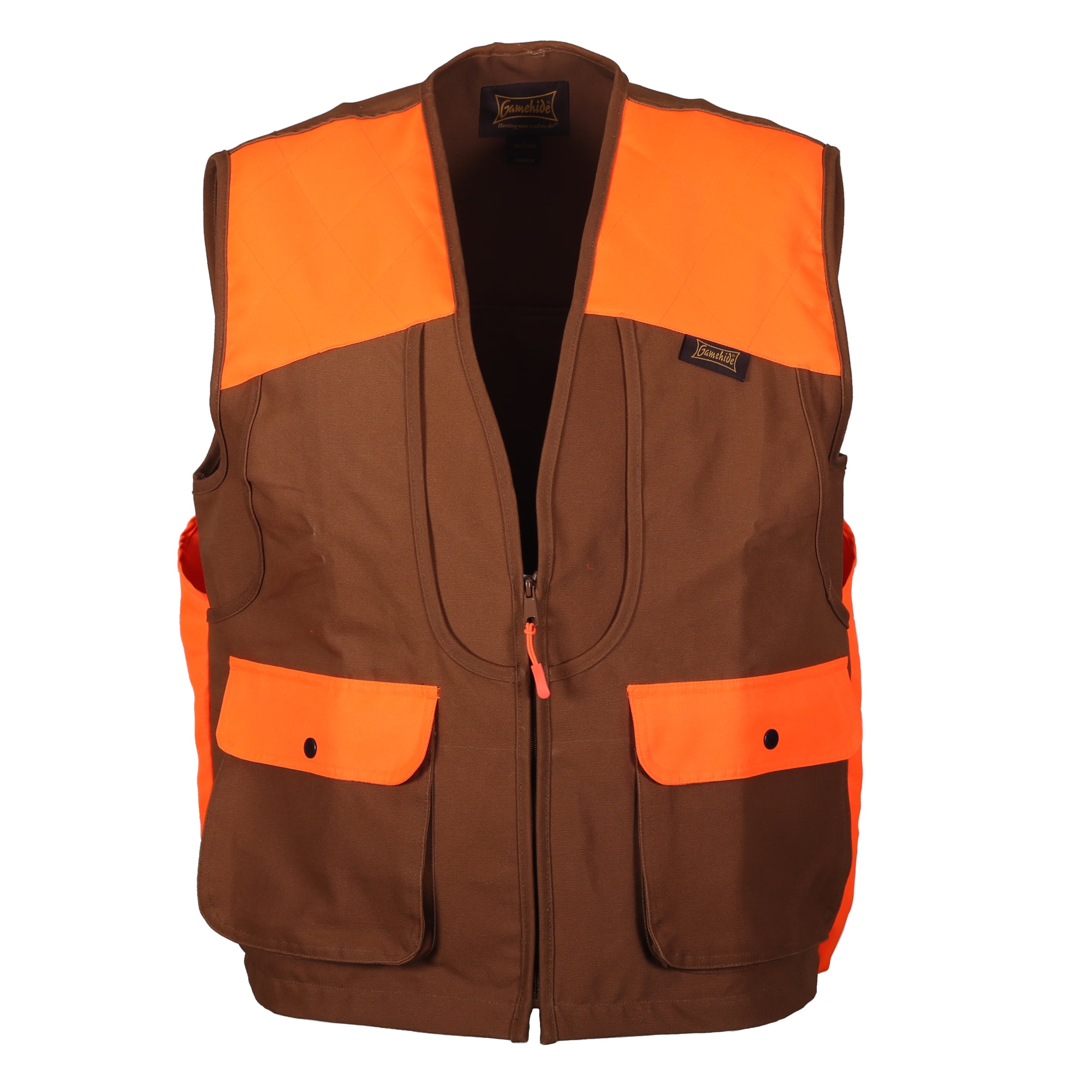 Gamehide Vest Upland Hunting Briar Proof Heavy Duty Marsh Brown - Large ...
